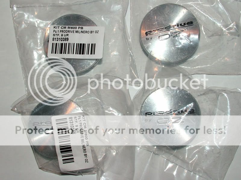 Silver Prodrive P1 center caps - NASIOC